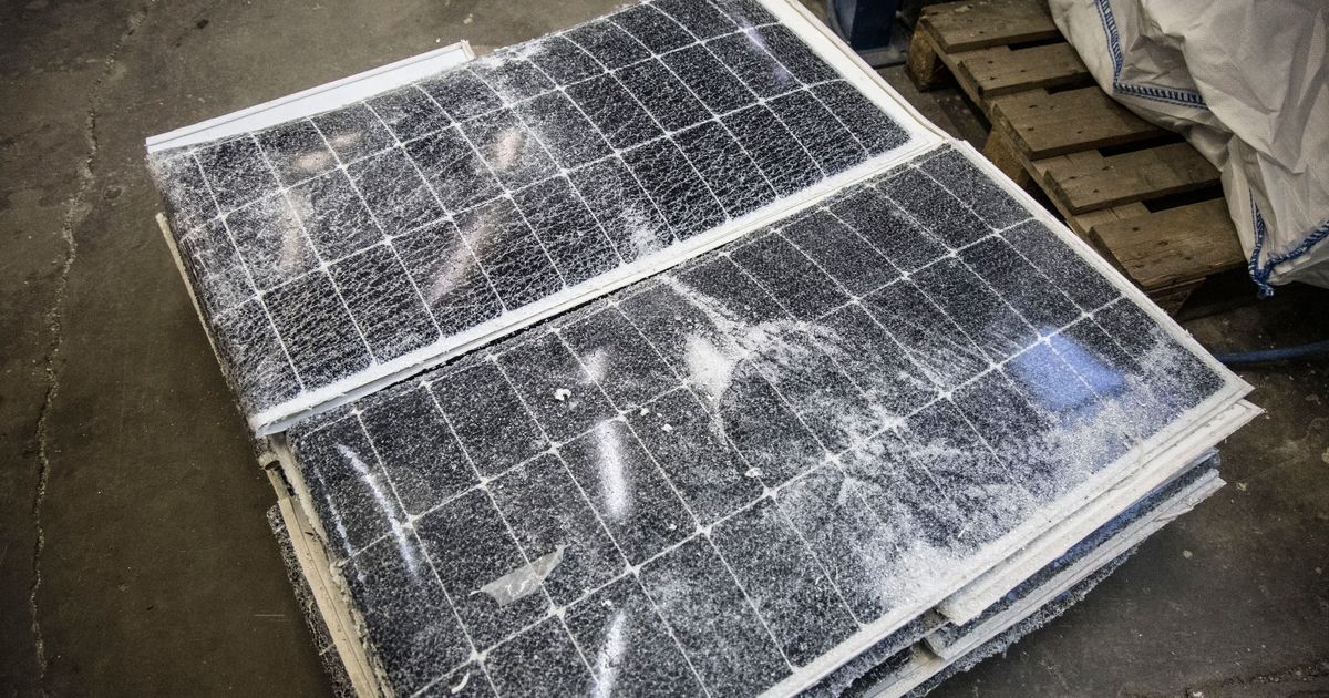 Foto: V Česku se už recyklují fotovoltaické panely. Linka zpracuje až ...